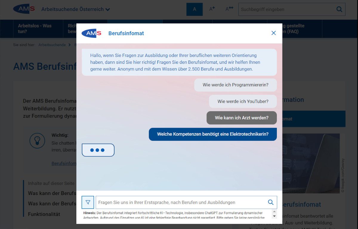 Berufsinfomat | AMS